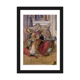 iCanvas "The Annunciation with St. Emidius, detail of the archangel Gabriel with the saint, 1486 ...